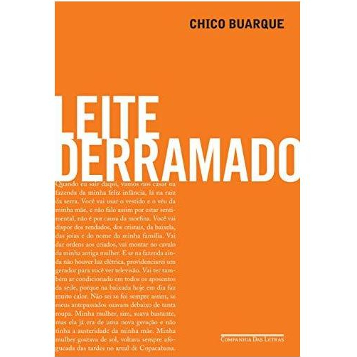 Leite Derramado / Chico Buarque | Shopee Brasil