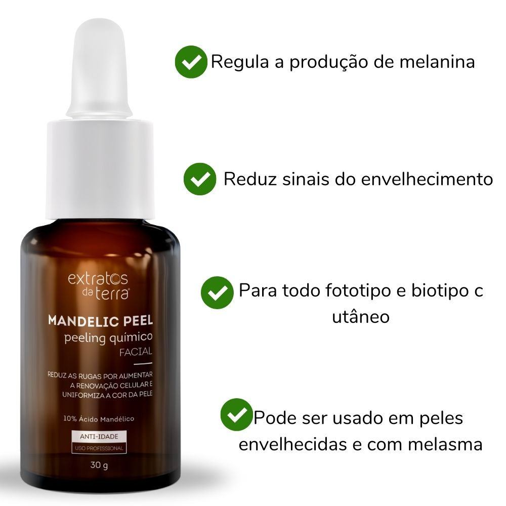 Peeling Facial Mandelic Peel 30g - Extratos da Terra | Shopee Brasil