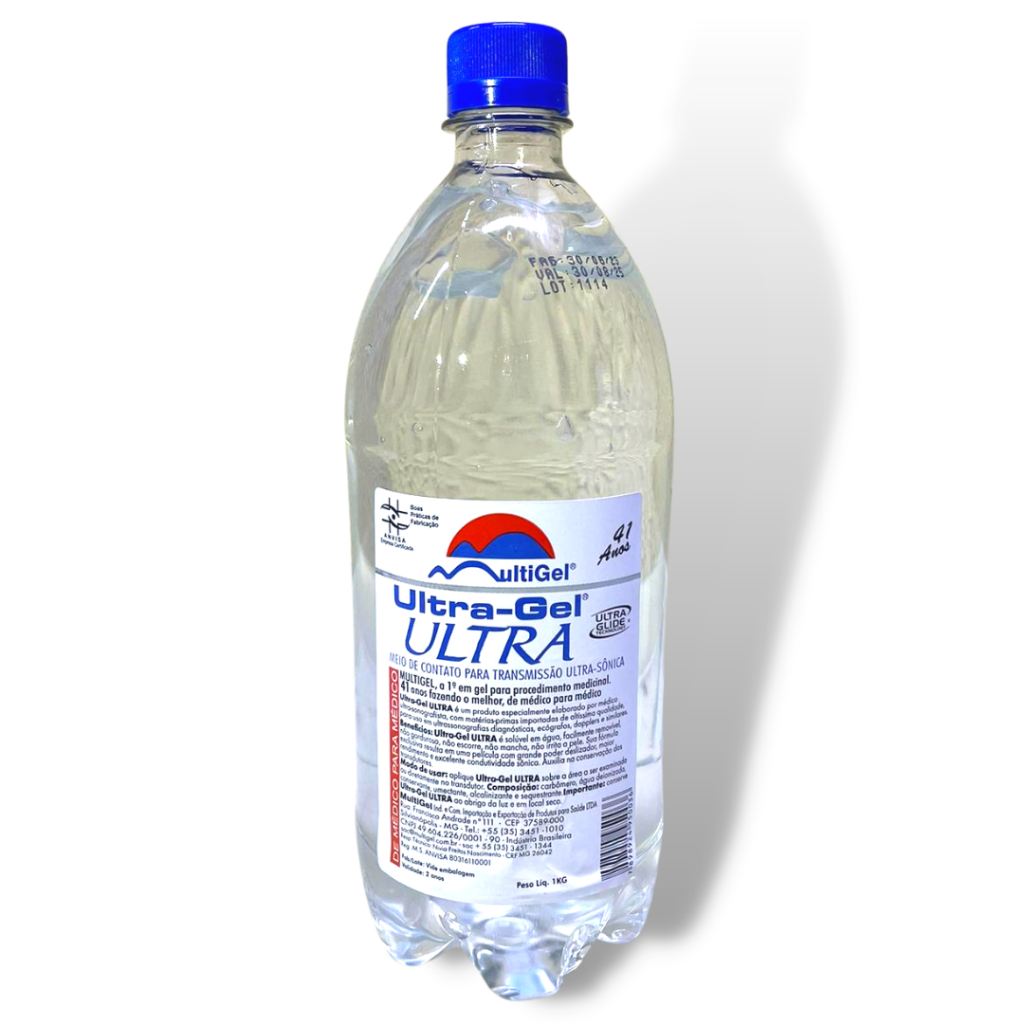 Gel Condutor Clinico Ultra-Gel Ultra Garrafa 1Kg Ultrassom Ecógrafos ...