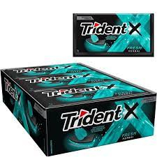 CHICLE TRIDENT FRESH HERBAL C/21 UNIDADES DE 8G CADA | Shopee Brasil