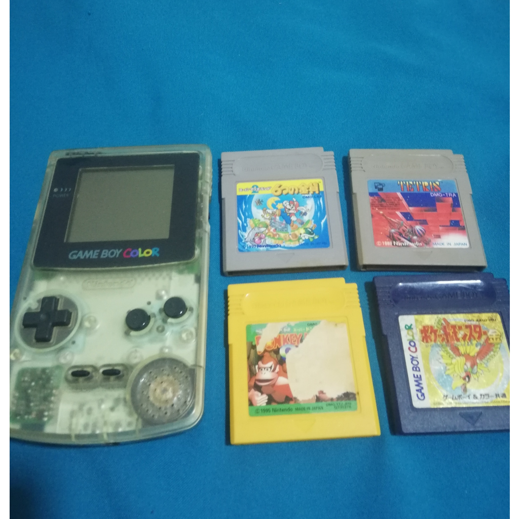 Console Game Boy Color Transparente + Jogos | Shopee Brasil