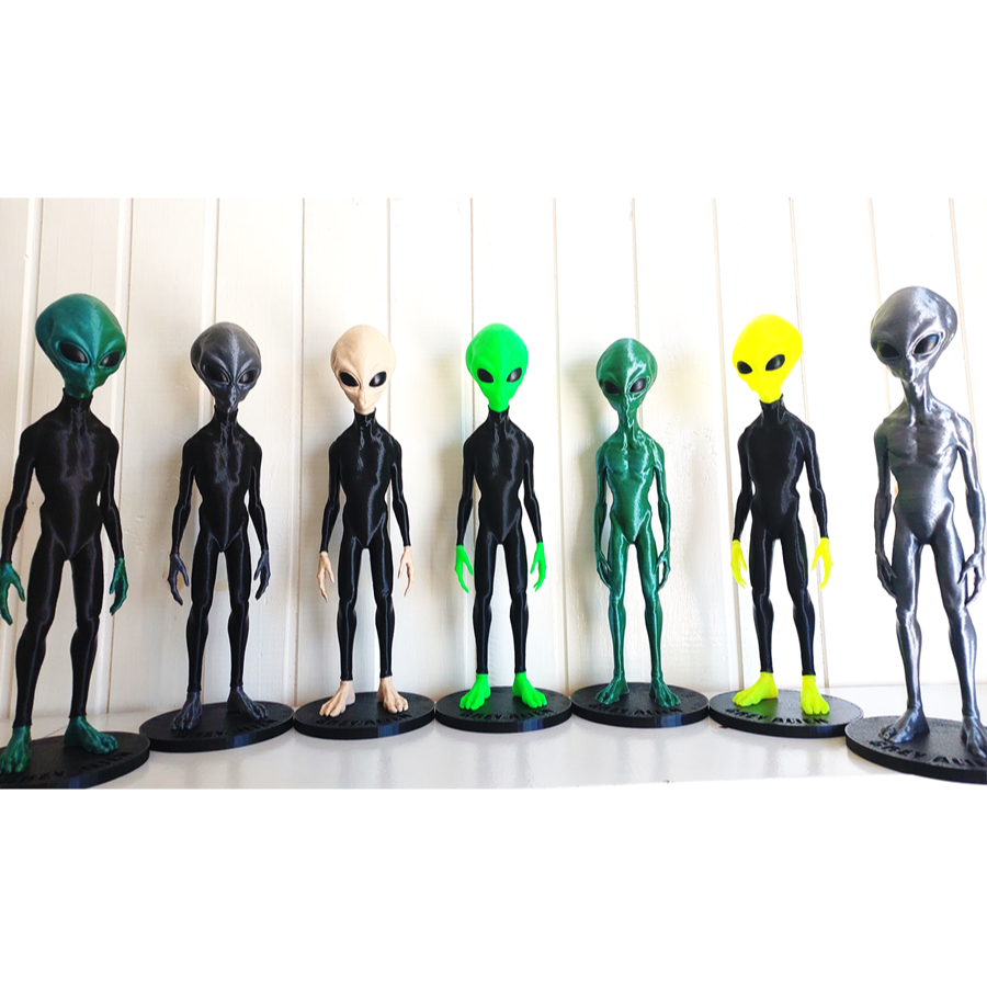 Boneco Decorativo Et Alien Alienígena Extraterrestre Greys, Super Realistico Baseado em Relatos ...