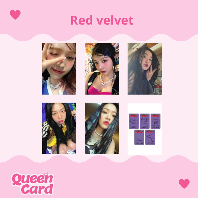 kit photocard red velvet - birthday album - digipack ver fanmade com ...