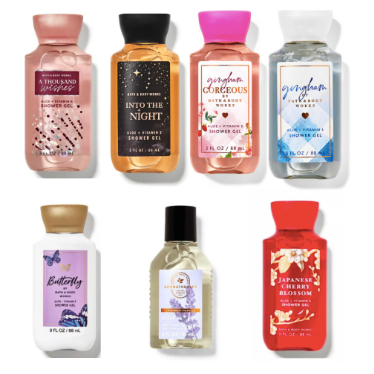 Mini Shower Gel Bath & Body Works 88ml Original | Importado EUA ...