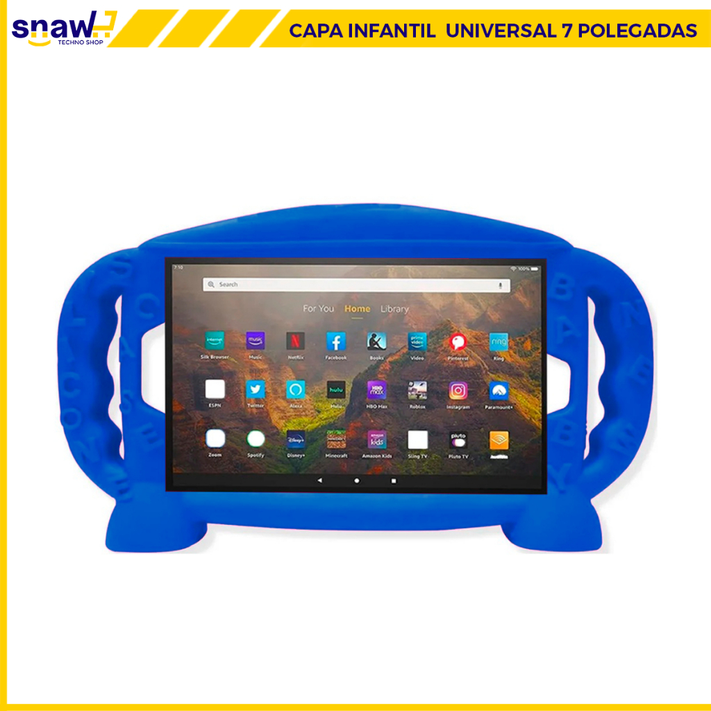 Capa Silicone Baby Infantil Para Tablet 7 Polegadas Todas As Marcas ...