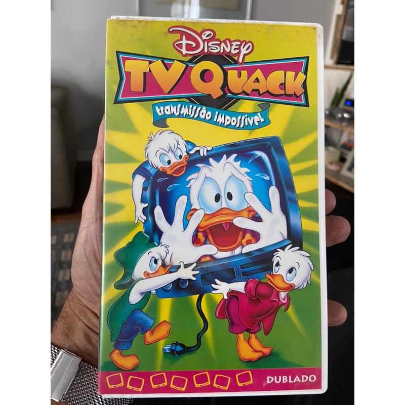 FITA VHS walt DISNEY TV QUACK MISSÃO IMPOSSÍVEL DUBLADO | Shopee Brasil