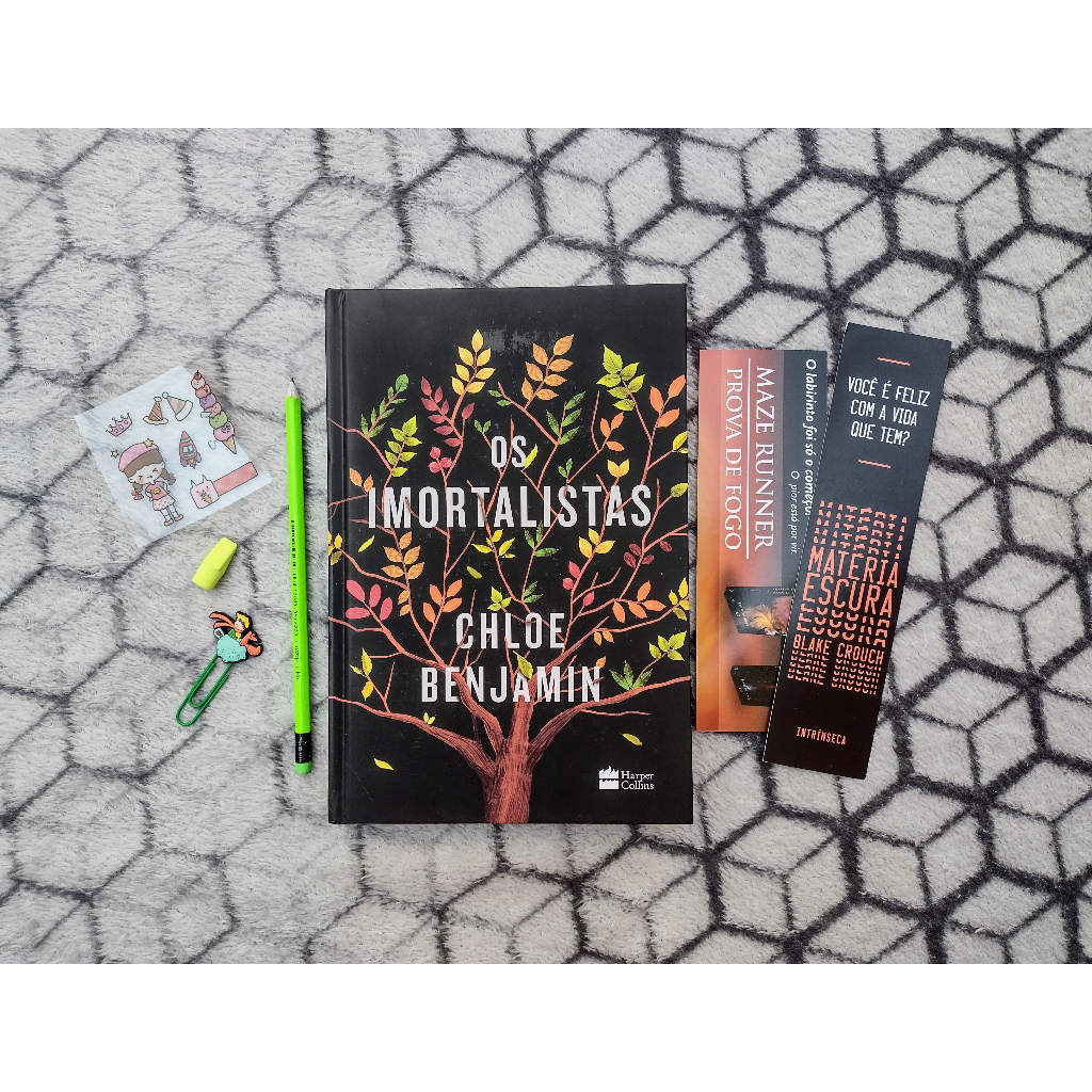 Kit livro Os Imortalistas - Chloe Benjamin | Shopee Brasil