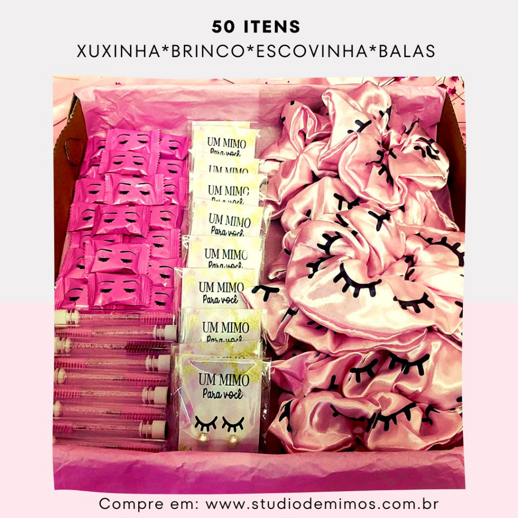 50 Lembrancinha mimos para encantar seus clientes - Caixa recheada de ...