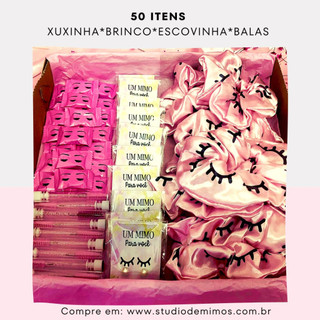 50 Lembrancinha mimos para encantar seus clientes - Caixa recheada de ...
