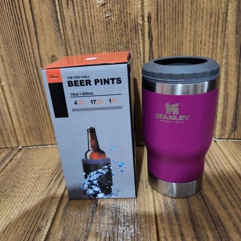 Copo Térmico/Porta Long Neck - Stanley (420ml - Faz a Boa!