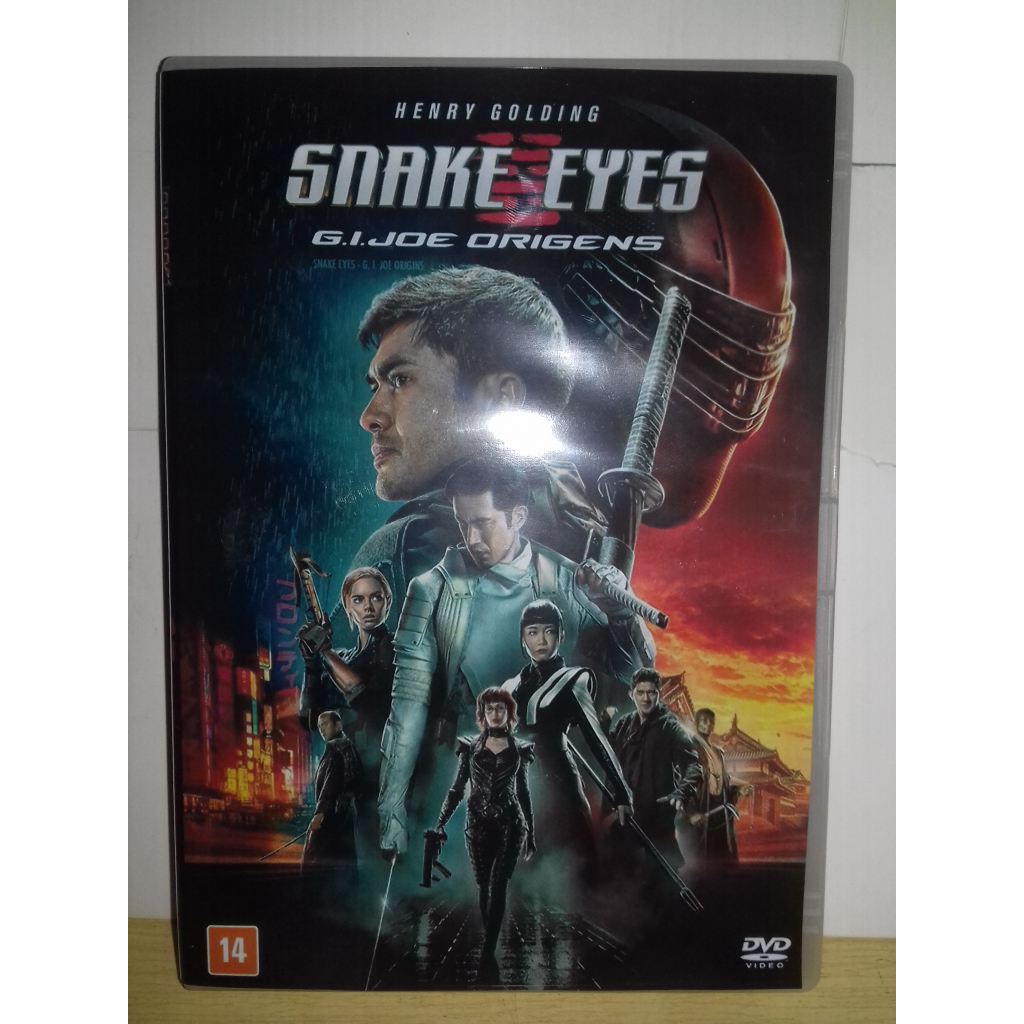 DVD G.I. Joe Origens: Snake Eyes 2021 Dublado/Dual Áudio HD1080p ...