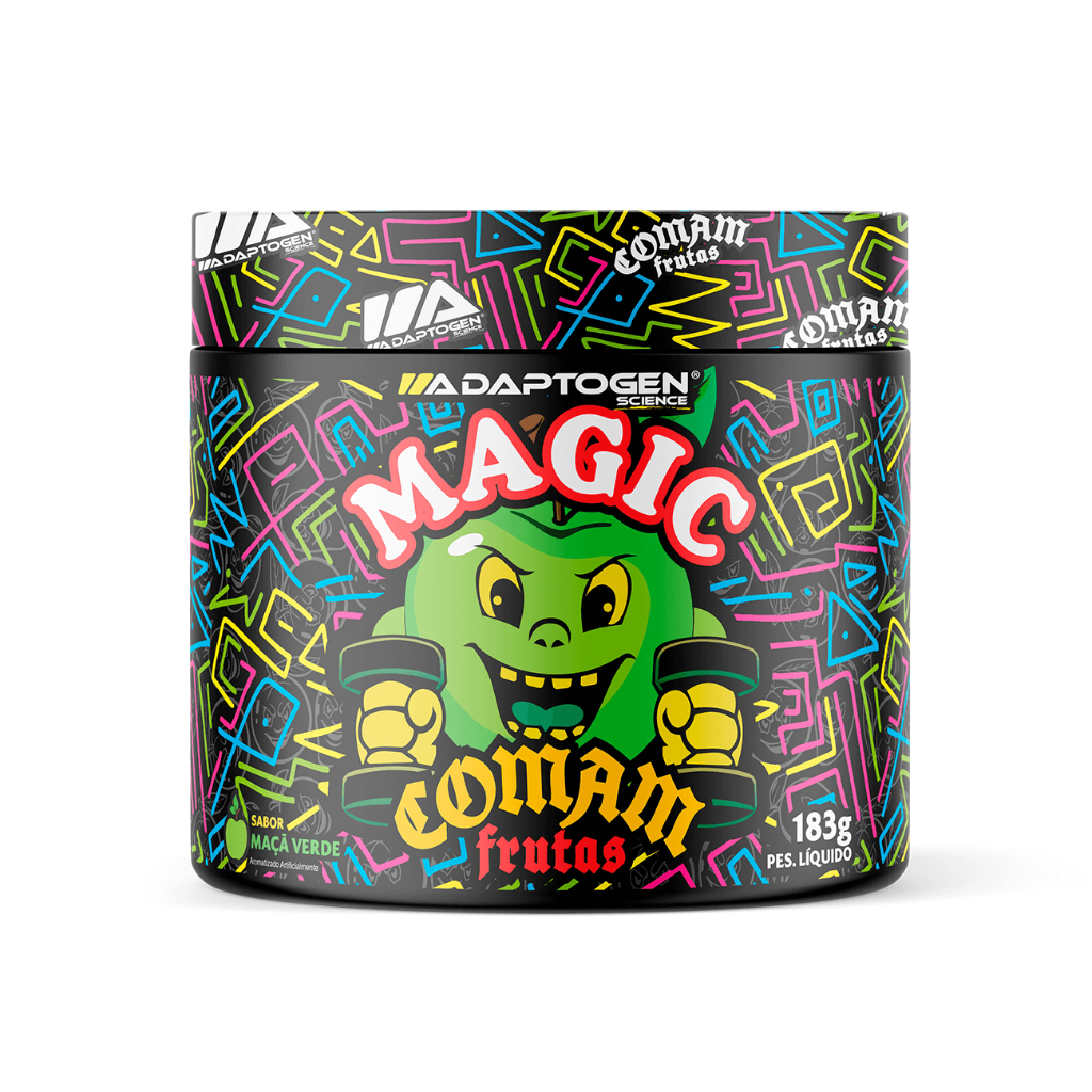 Pré Treino Magic Comam Frutas 183g - Adaptogen | Shopee Brasil
