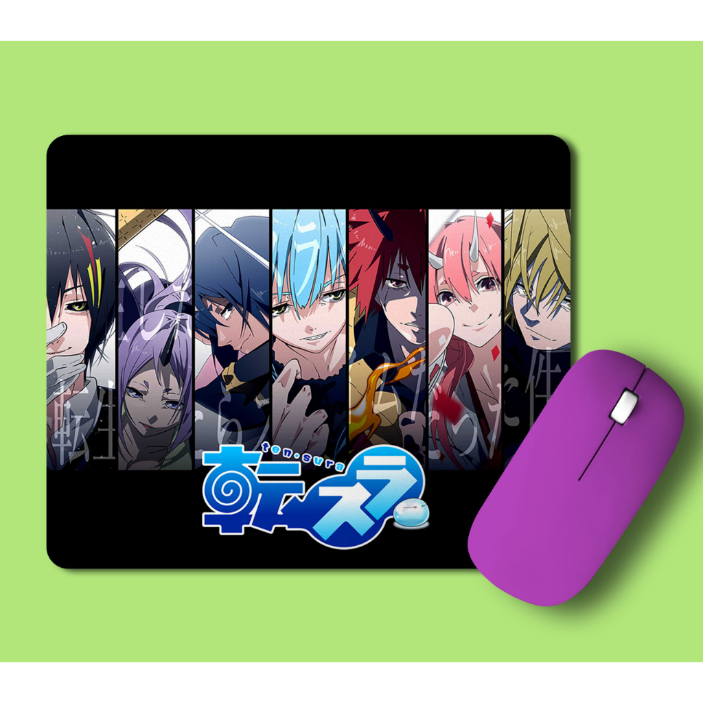 Mouse Pad Tensei shitara Slime Datta Ken com Borda Soldada - 21,5 x 17 ...