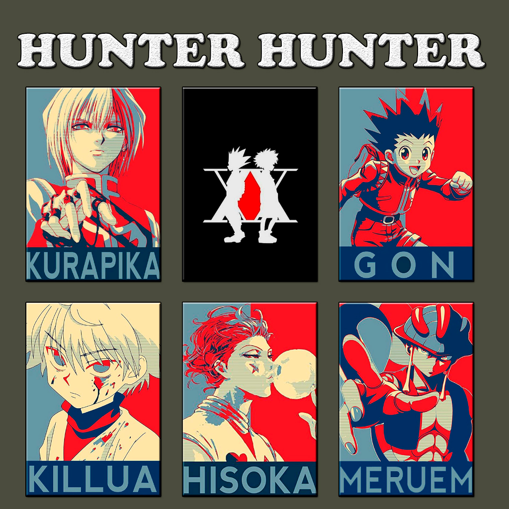 Placas Decorativas MDF Tema Animes Hunter-Hunter Tam 13X9 | Shopee Brasil
