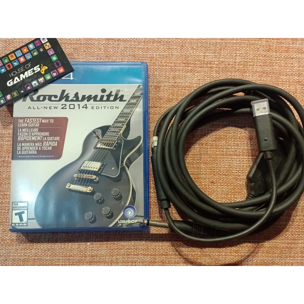 Rocksmith + cabo Pack PS 4 usado | Shopee Brasil