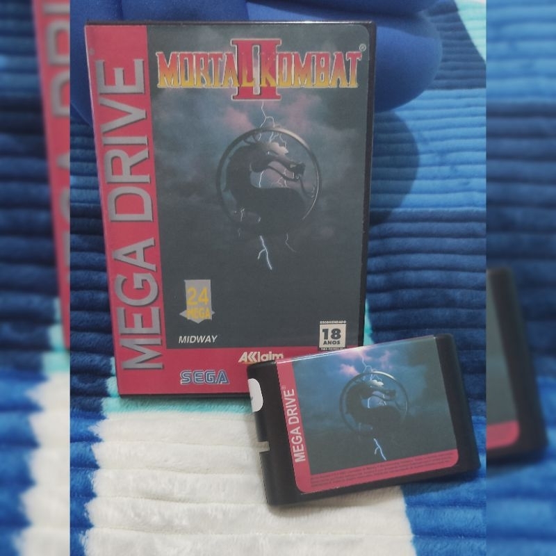 Cartucho Mega Drive - Mortal Kombat II - c/ Caixa | Shopee Brasil