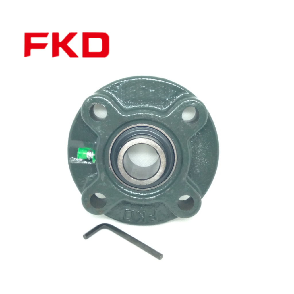 Mancal Redondo Fc207 + Rolamento Uc207 - Eixo De 35mm | Shopee Brasil