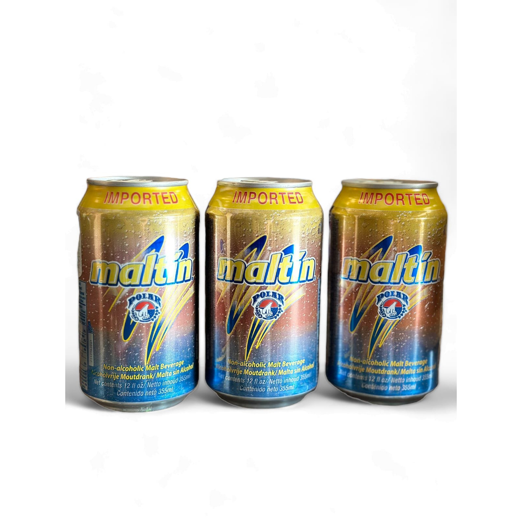 CERVEJA SEM ALCOOL MALTA MALTIN POLAR - LATA 355ml | Shopee Brasil
