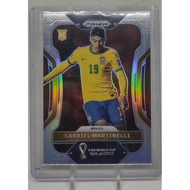 Card Gabriel Martinelli Prizm FIFA World Cup 2022 Silver | Shopee Brasil