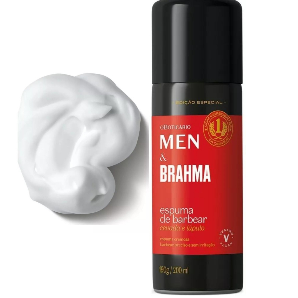 Espuma De Barbear Brahma Men O Boticário 190g | Shopee Brasil