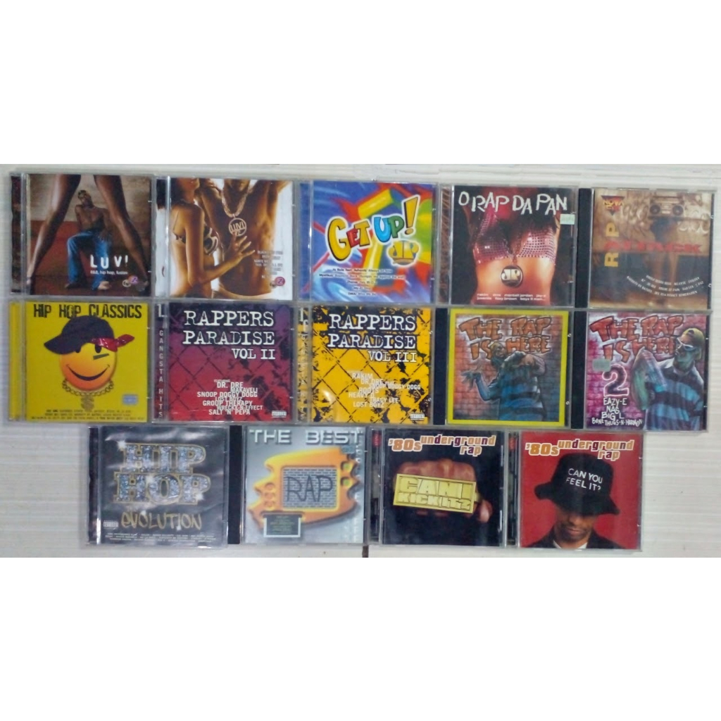 CD Rap Hip Hop Coletâneas Grandes Sucessos Original Gravadora Á Escolha ...
