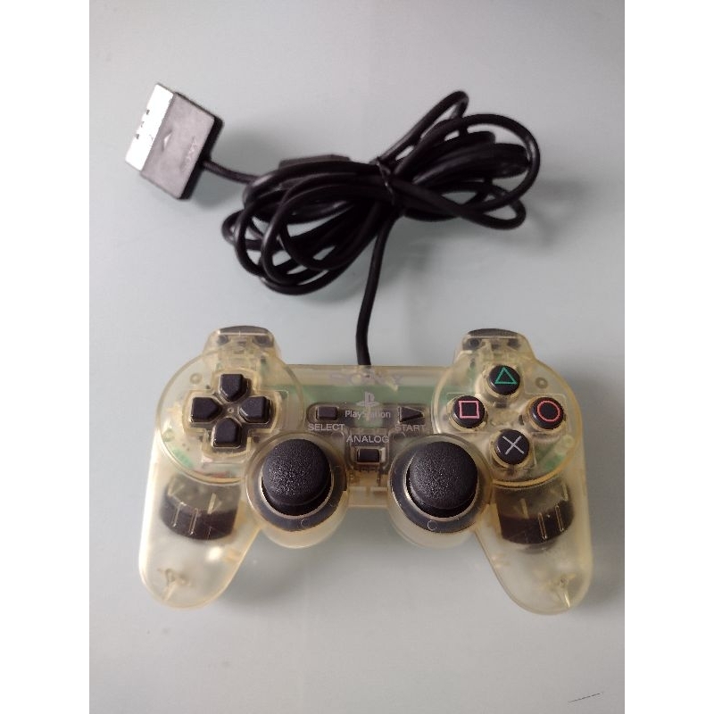 Controle Dualshock 2 transparente Original PS2 | Shopee Brasil