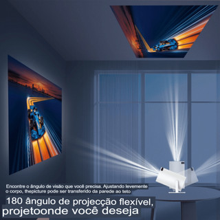 Projetor 4k 150 POLEGADAS com Sistema Android 150 polegadas Projetor ...
