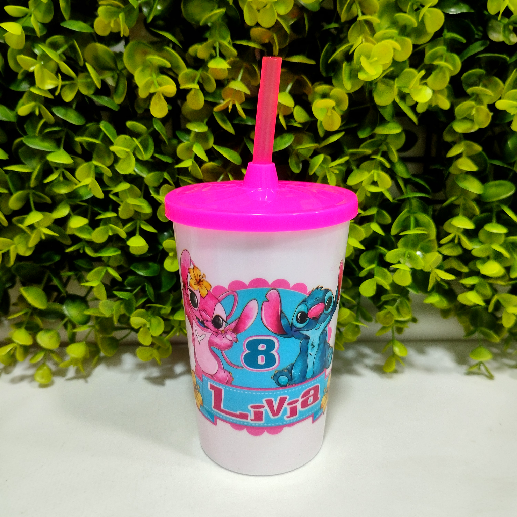 10 unidades Coponudo 480ml - Stich(Fazemos qualquer tema) | Shopee Brasil