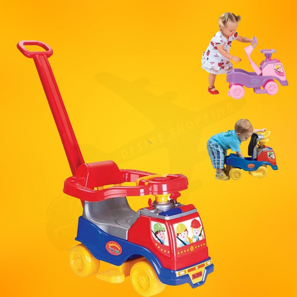 Triciclo Velotrol Motoca Infantil Empurrador Dino | Shopee Brasil