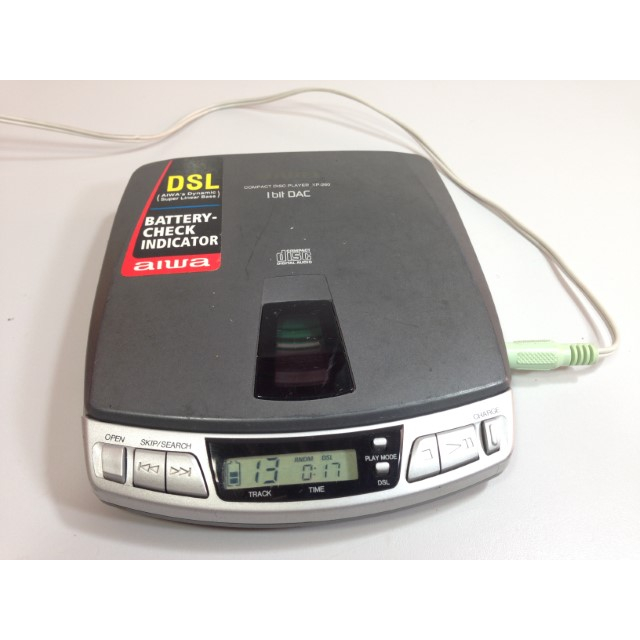 Discman Aiwa Xp 260 Funciona Cd Player Portátil Ok | Shopee Brasil