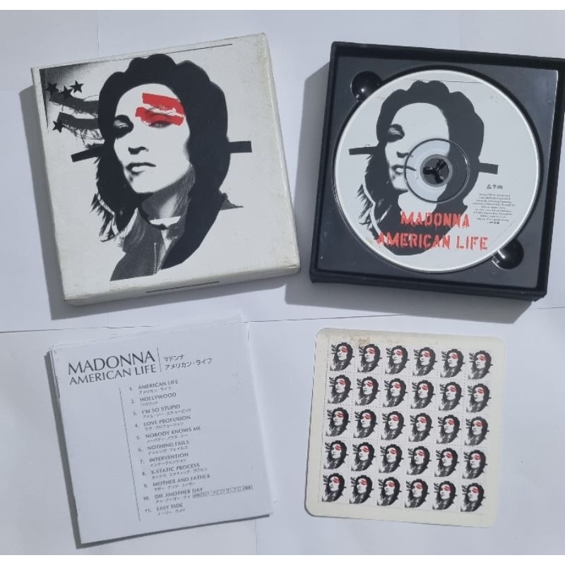 CD/BOX - Madonna - American Life - Com Pôster e Adesivos - Importado - 2003 | Shopee Brasil
