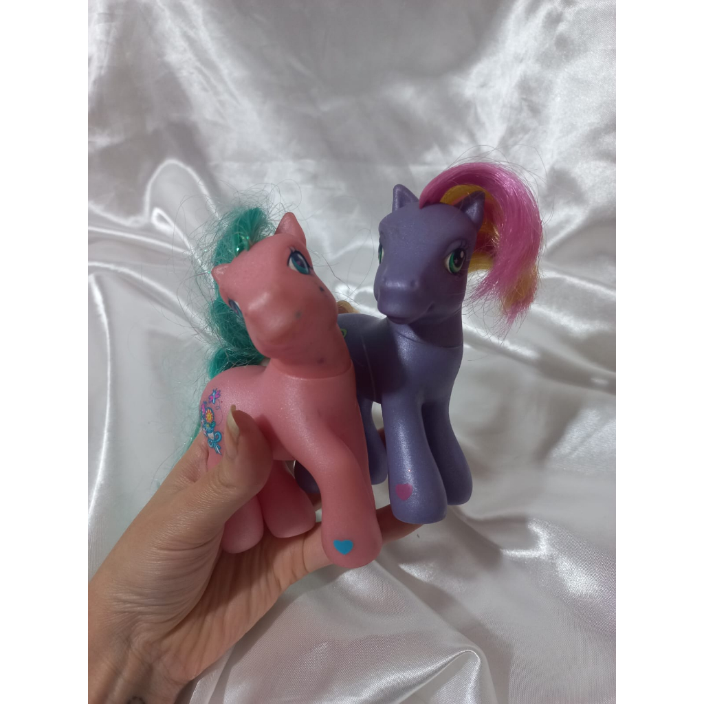 Conjunto 2 my little pony roxo e rosa 2004 | Shopee Brasil