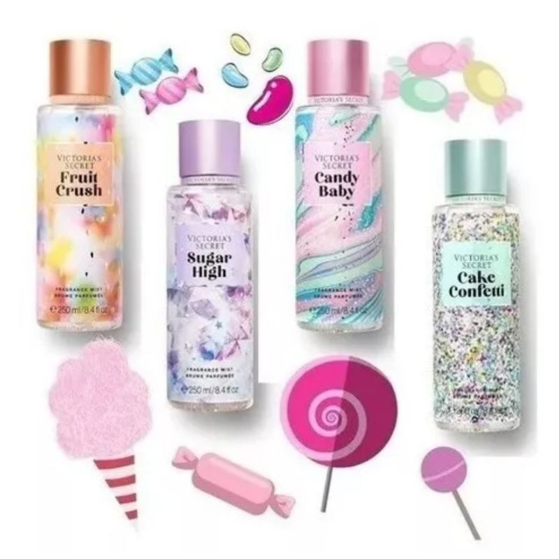 Victoria Secrets Cake Confetti Body Splash: 5, 10 ou 15ml( Edição ...