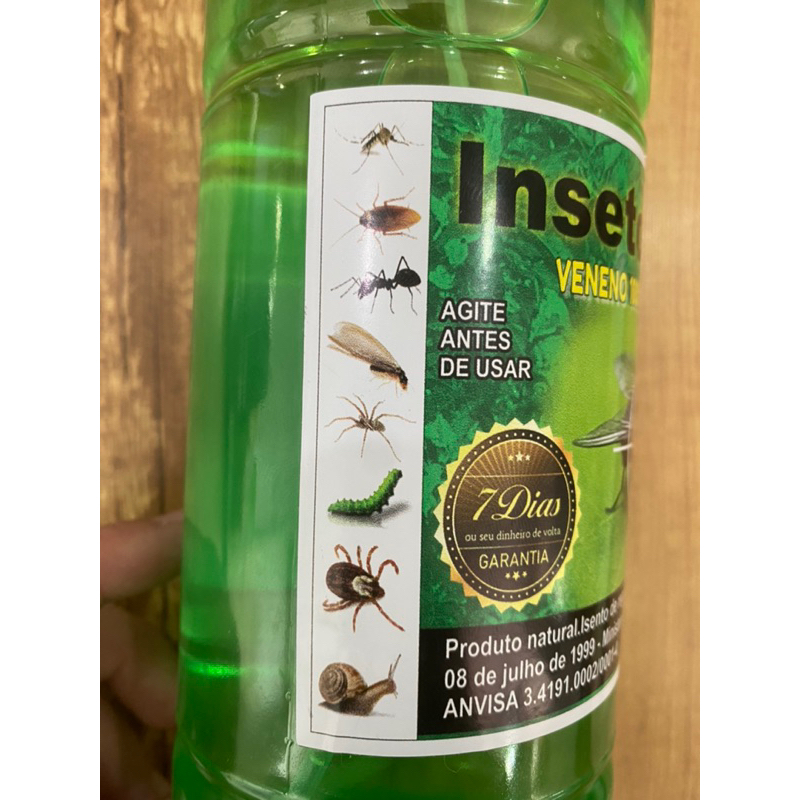 Inseto Max veneno 100% orgânico Baratas moscas formigas | Shopee Brasil