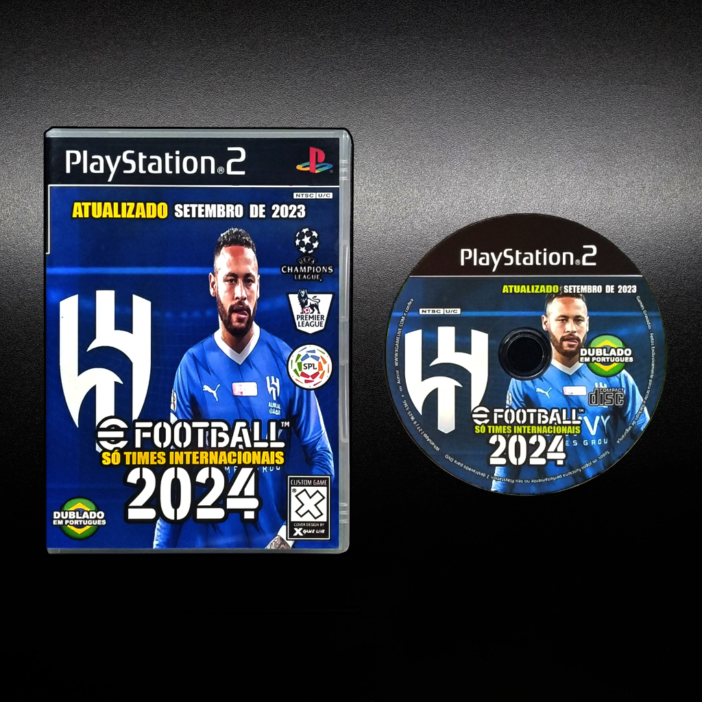 PES2024 - Atualizado - Setembro / Narração Português - Repro Ps2 ...