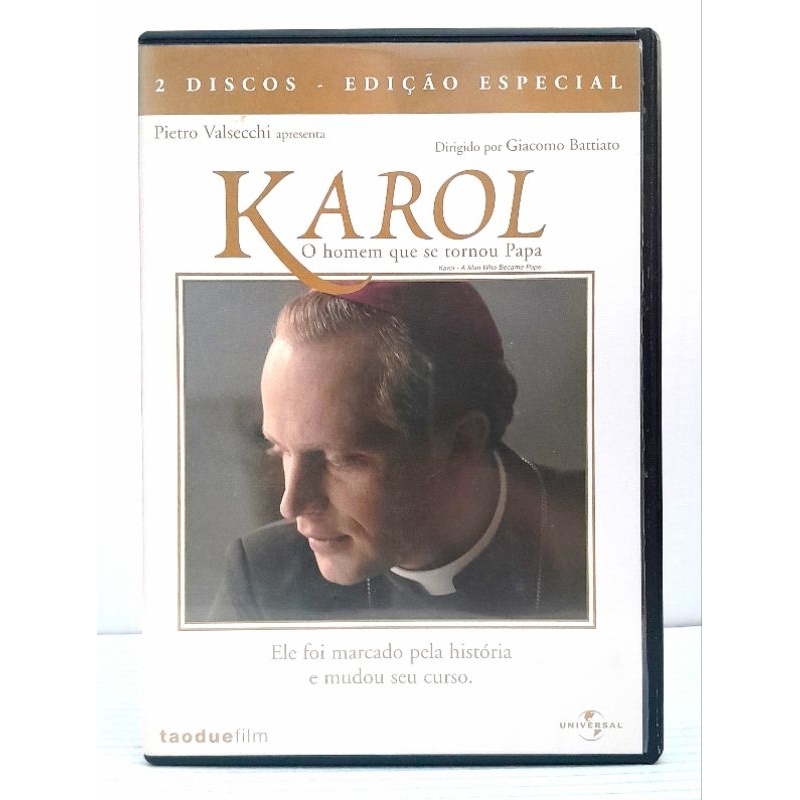 DVD Karol - O Homem Que se Tornou Papa - Duplo - Original Usado ...