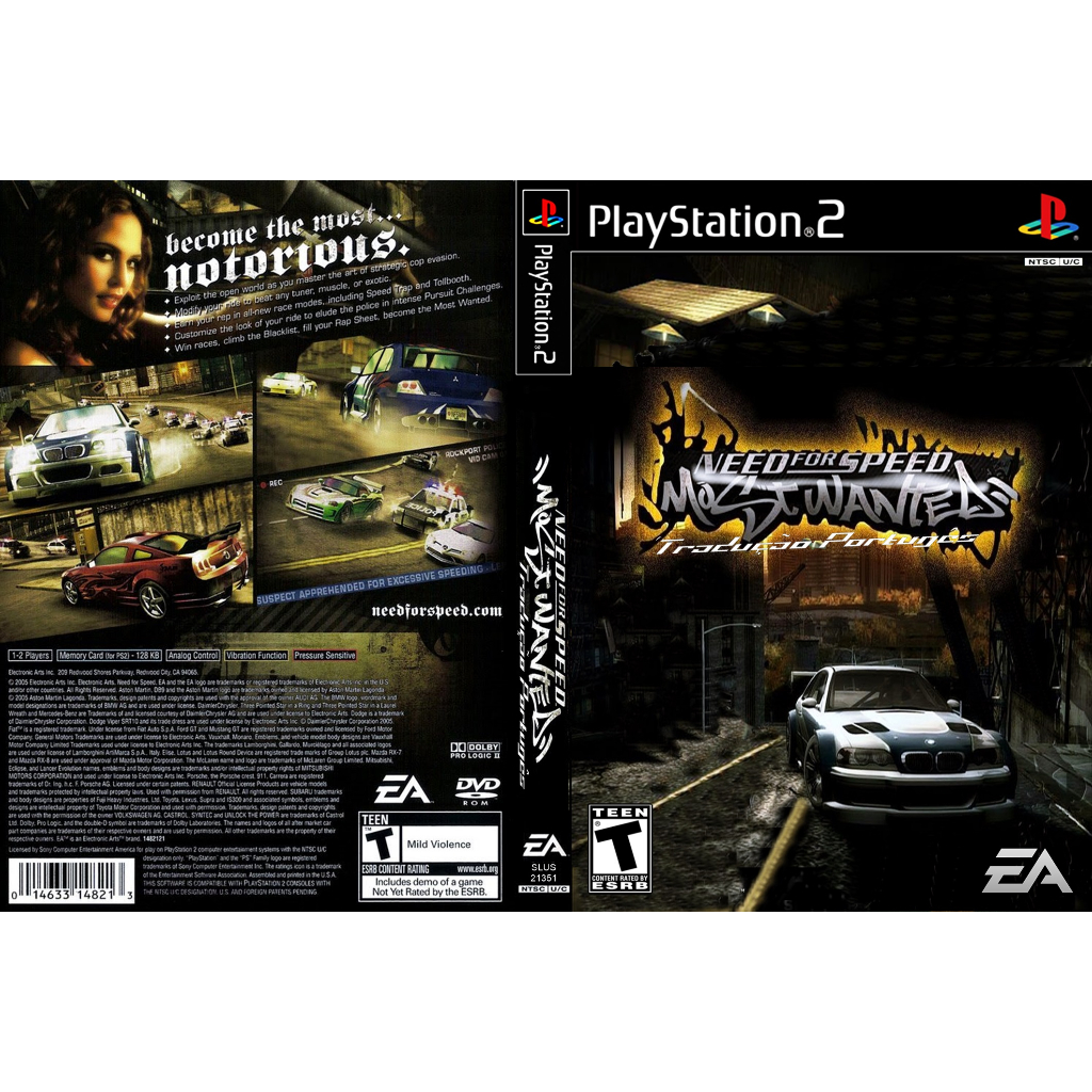 Jogo Ps2 Nfs Need for Speed Most Wanted Pt-Br | Shopee Brasil