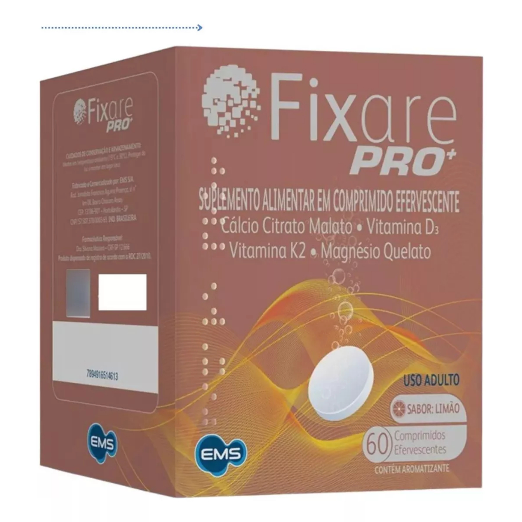 Fixare Pro+suplemento Alimentar 60 Comprimidos Efervescente | Shopee Brasil