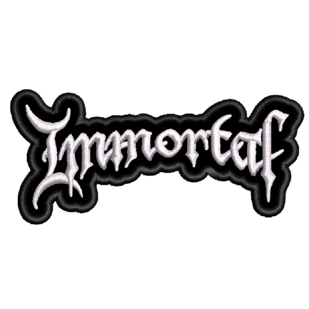 Patch Bordado Banda Immortal (Rock, Metal, Gótico). | Shopee Brasil