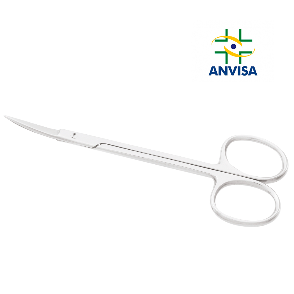 Tesoura Iris Inox 12cm Curva: Precisão e Conforto em Cada Corte ...