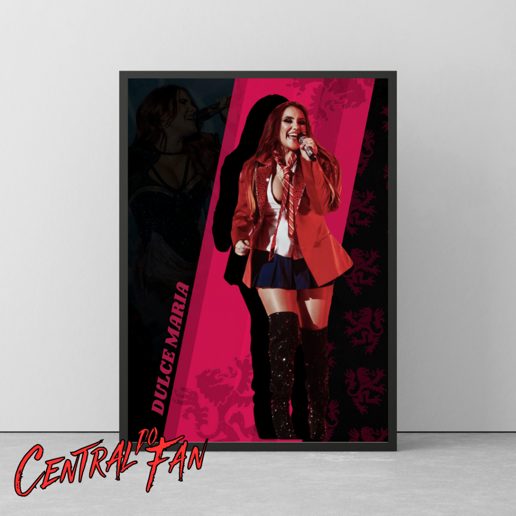 Quadro - Dulce Maria - RBD - Soy Rebelde Tour - Central do Fan Edition ...