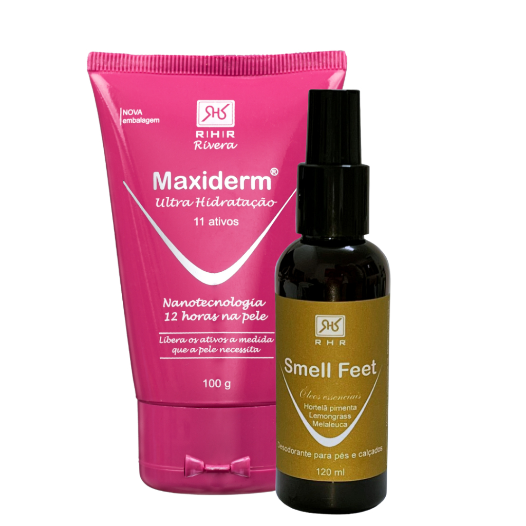 Kit Creme Nutritivo Maxiderm 100gr + Smell Feet 120ml | Shopee Brasil