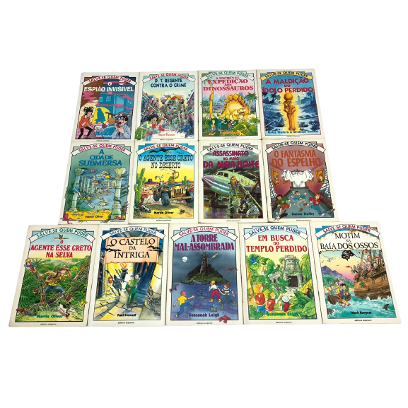 13 Livros Coleção Salve-se Quem Puder Editora Scipione | Shopee Brasil