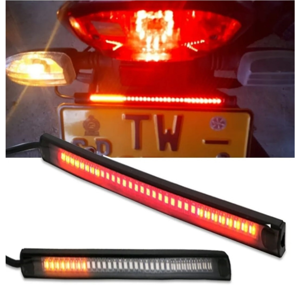 Barra Led Luz De Freio Seta Lanterna Para Moto Envio Imediato | Shopee ...