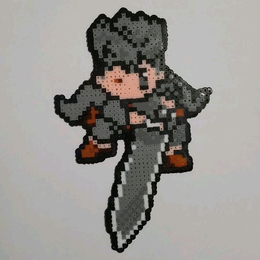Pixel Art - Guts(Beserk) - Chaveiro ou Imã | Shopee Brasil