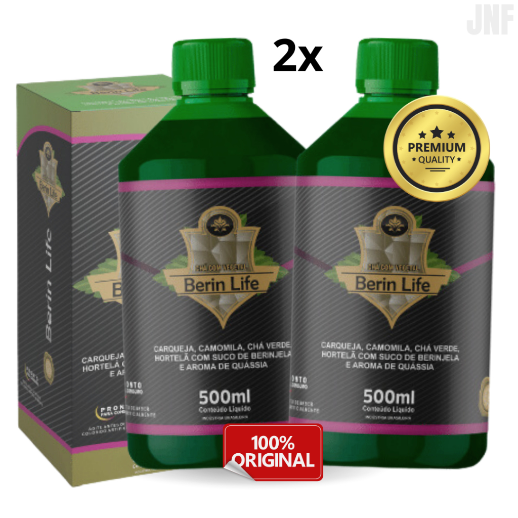 2X Berin Life Suco De Beringela 500ml 100% Nat Concentrado | Shopee Brasil