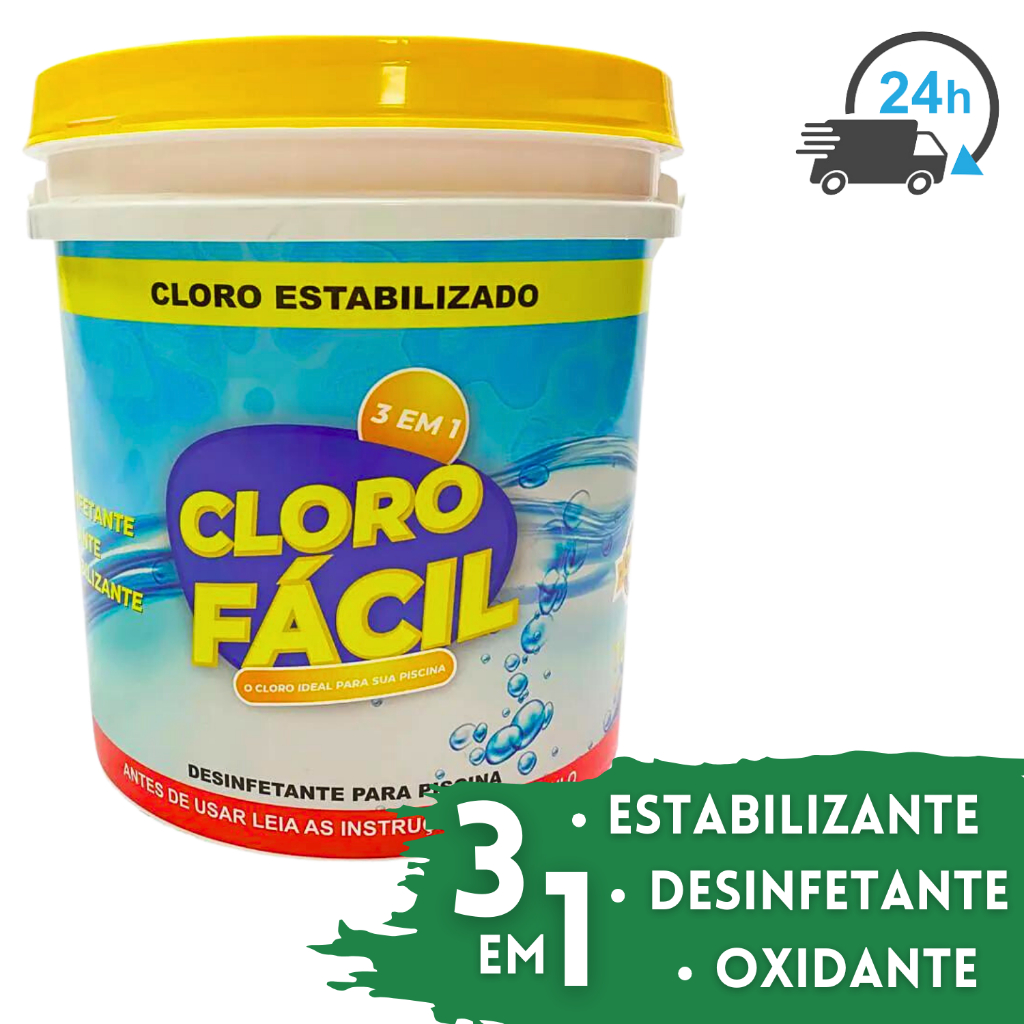 Cloro Para Piscina Desinfetante Cloro De Piscina Granulado Multiuso ...