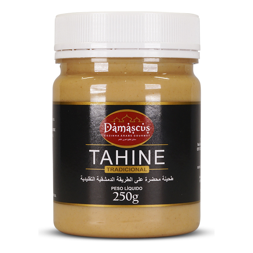 Tahine Tradicional Damascus 250g Pasta de Gergelim Árabe | Shopee Brasil