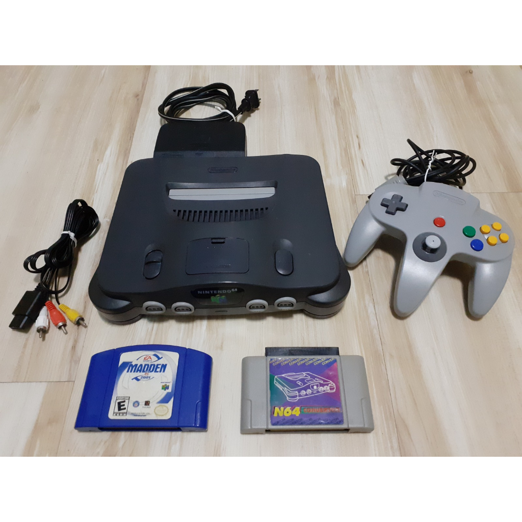 Nintendo 64 Console N64 Completo 110v + Madden Nfl 2001 | Shopee Brasil