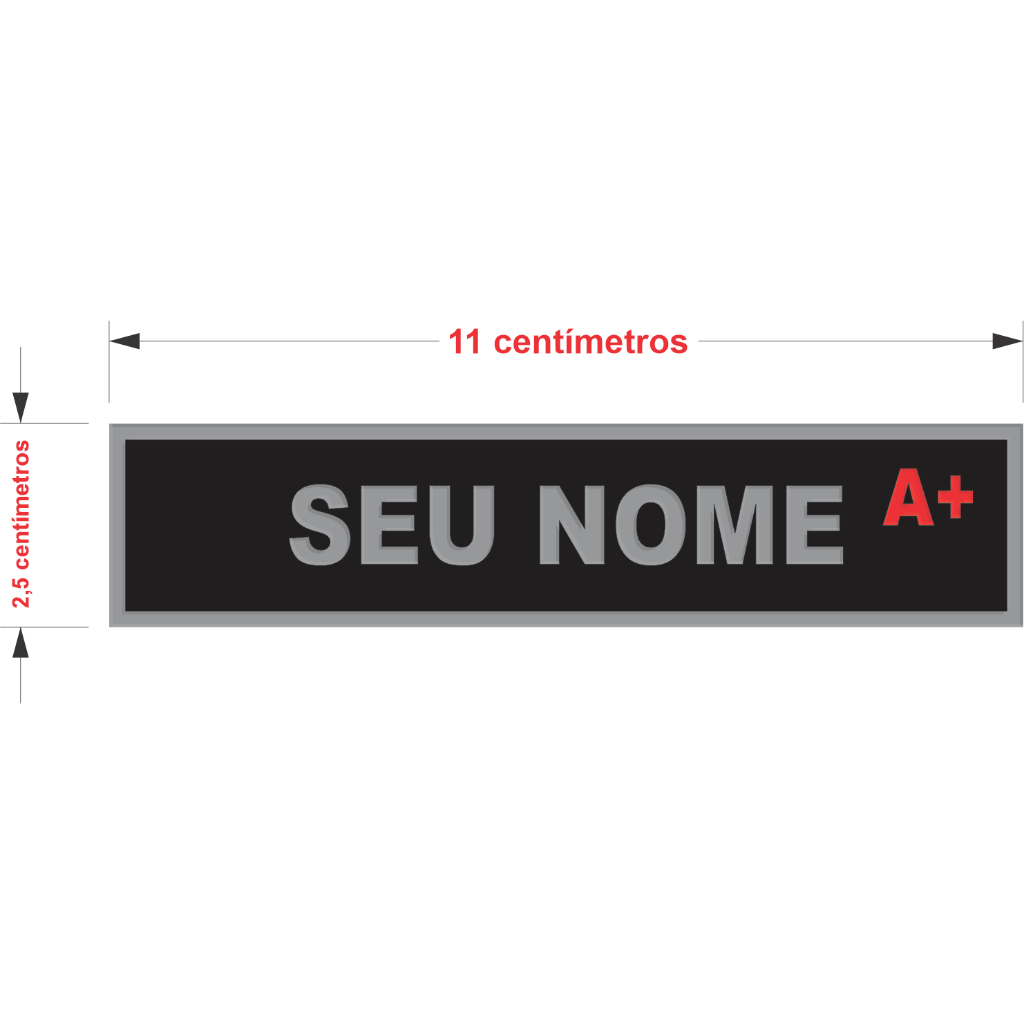 PATCH SUTACHE DE NOME EMBORRACHADO 3D PERSONALIZADO | Shopee Brasil